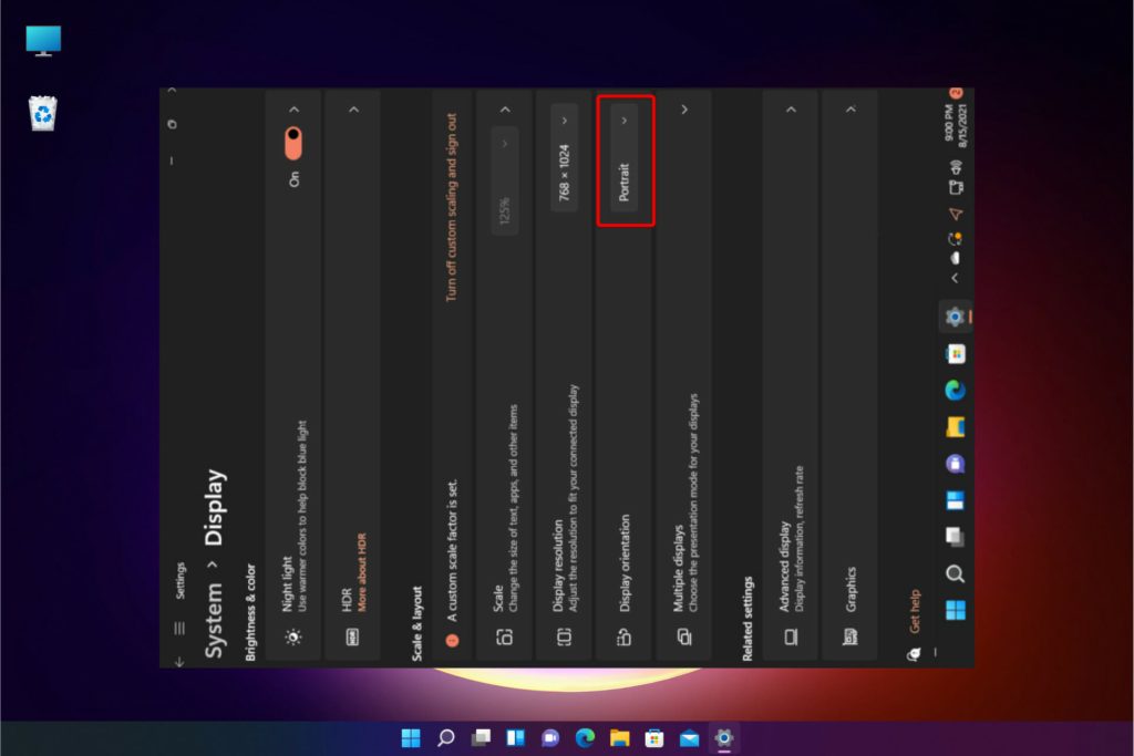 Como girar sua tela no Windows 11 - WindowsReport
