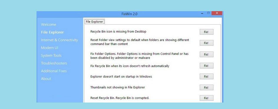 This Free Software Fixes Common PC Problems in Windows 8, Windows 10