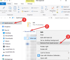 How to Remove Recent Files from Quick Access in Windows 10