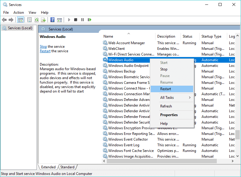 Fix: Problems with VIA HD Audio in Windows 10/11, 7