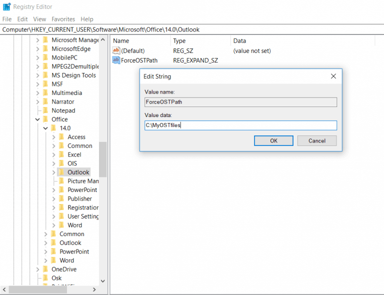 Can't change Outlook data file location? Full guide to fix this