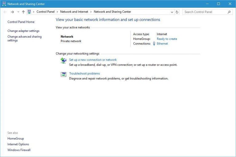 What Can You Do in Network and Sharing Center in Windows 10?