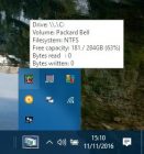 Disk Activity Monitor Indicator for Windows 10