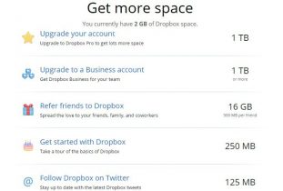 Here's how to get 16.75GB of free space on Dropbox