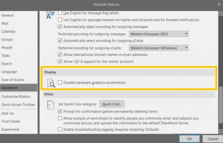 FIX: Outlook got stuck on loading profile