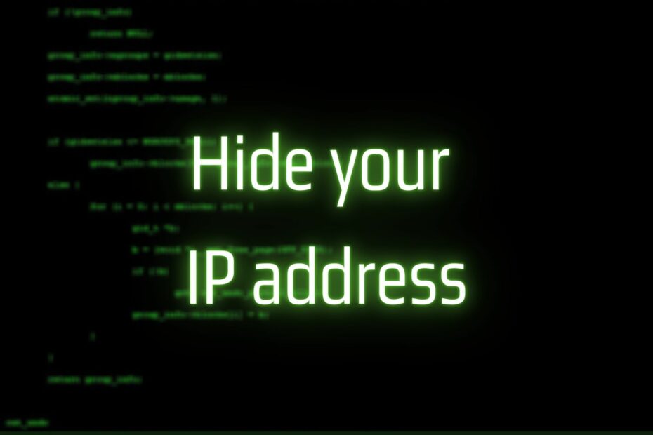 How to hide your IP address while browsing the Internet