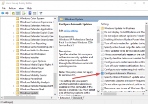 How to stop the Important Updates are pending message in Windows 10?
