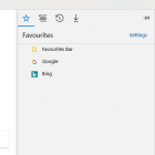 How to show the Microsoft Edge Favorites toolbar