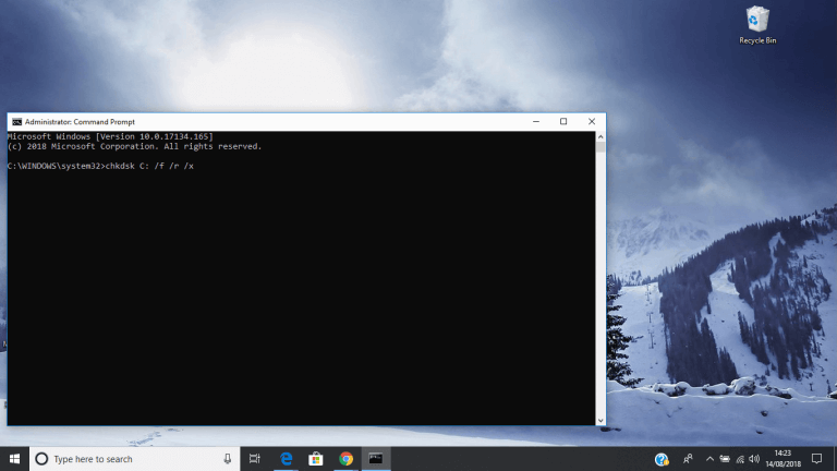 Check Disk Command