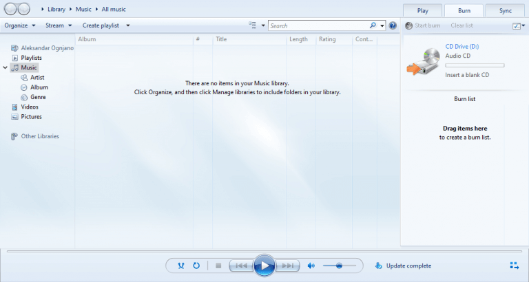 Windows Media Player Cannot Burn Some of The Files [Fix]