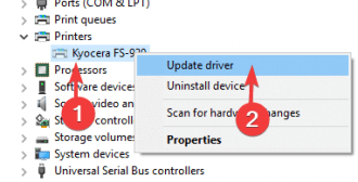 FIX: Printer Unspecified Device in Windows 10 Bug