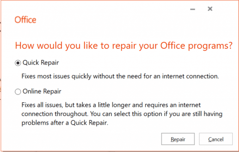 Outlook doesn't support the connection encryption type [FIX]