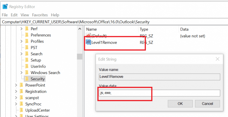 FIX: Outlook blocks access to potentially unsafe attachments