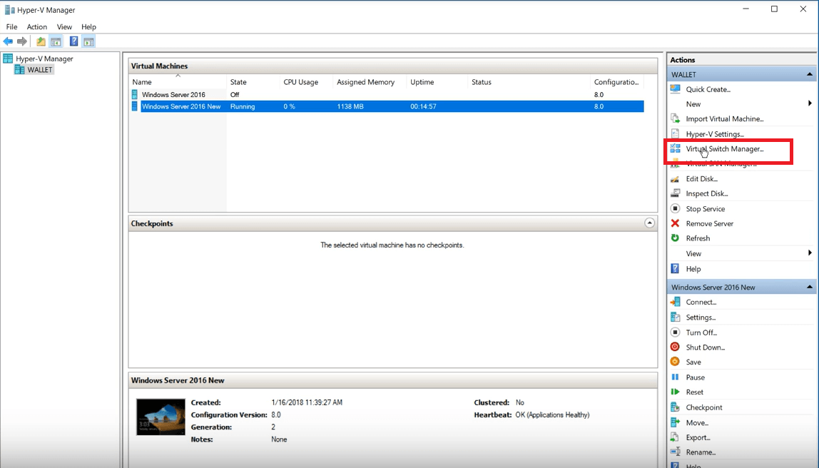 How to Add a Network Adapter in Hyper V