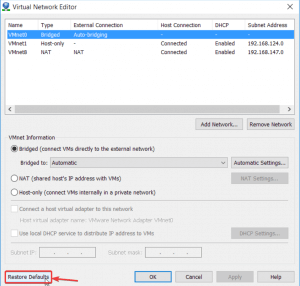 VMware is not able to connect to internet [FULL FIX]