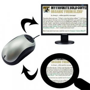 Screen magnifiers for visually impaired [Cyber Monday]