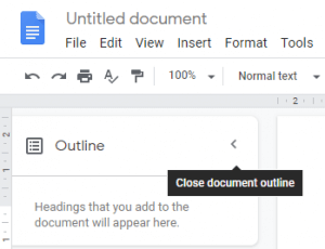 How to Add Document Outlines in Google Docs