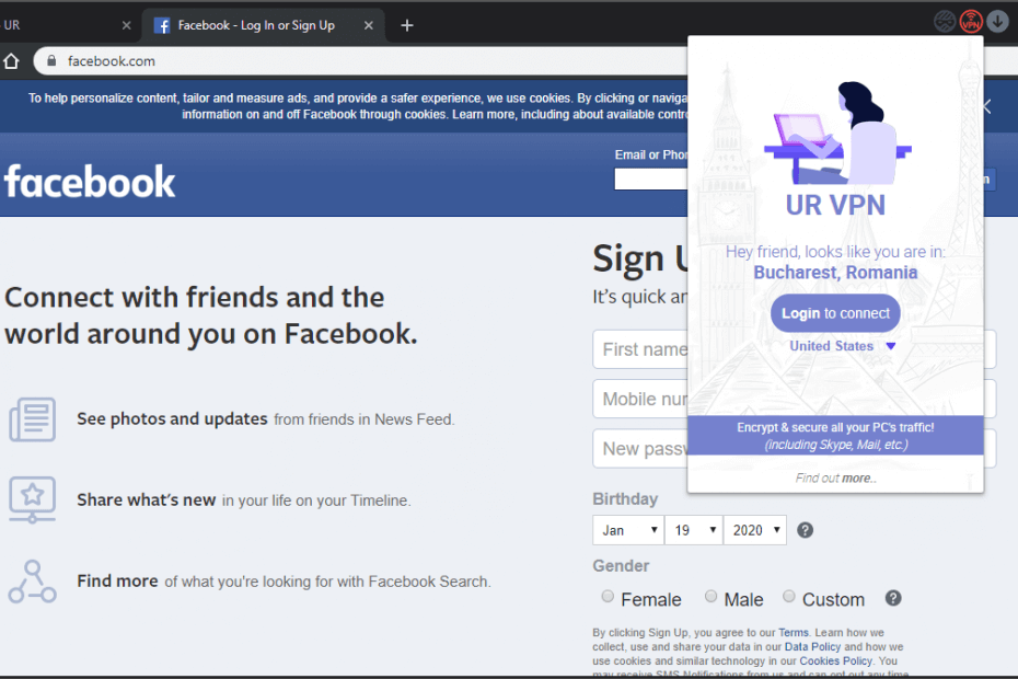 Download UR Browser to protect your online privacy