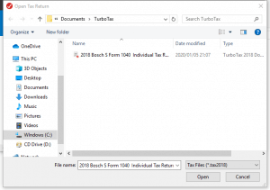 What is a .tax file and how to open it on Windows 10