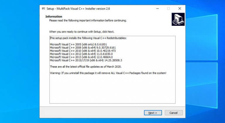 How to Download vc_runtimeMinimum_x64.msi