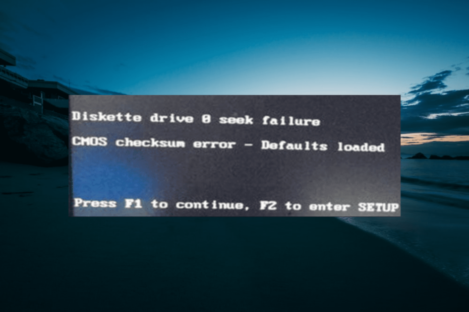 CMOS Checksum Error: Diagnose & How To Fix [ 6 Ways]