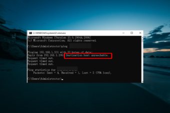 How to Fix Ping Destination Host Unreachable [No Packet Loss]
