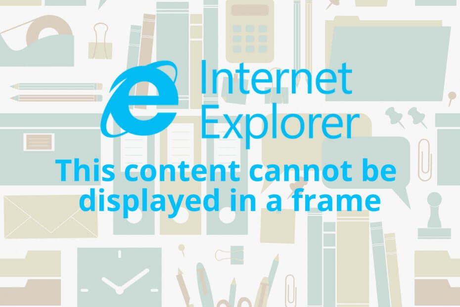 How to Fix This Content Cannot Be Displayed in a Frame Error