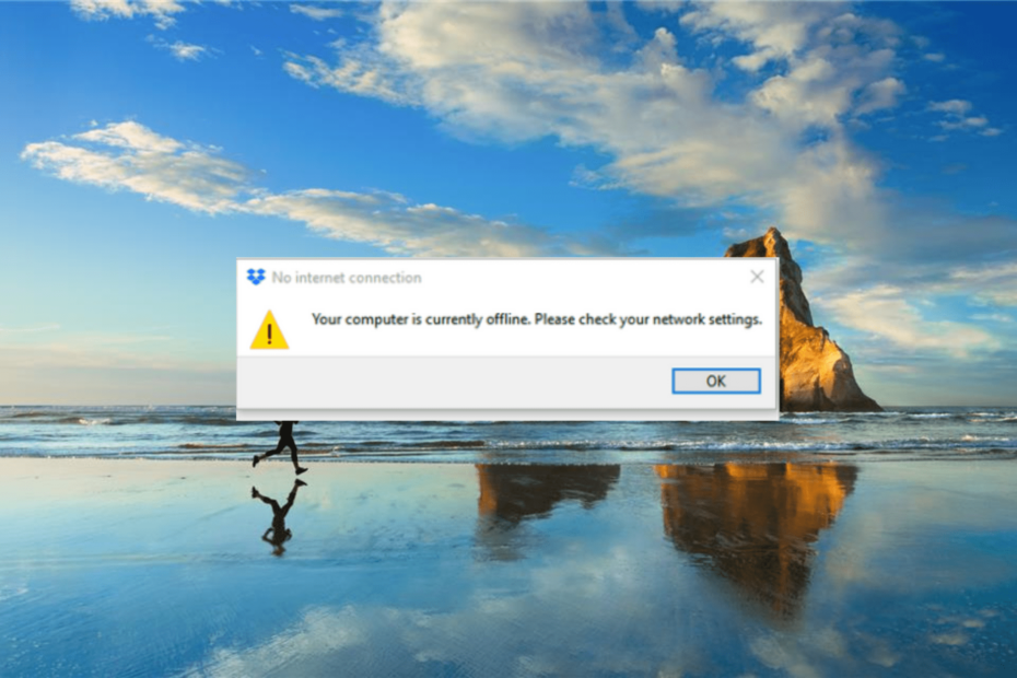 Fix: Your Computer is Currently Offline Dropbox Error