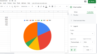 How to Label a Legend in Google Sheets