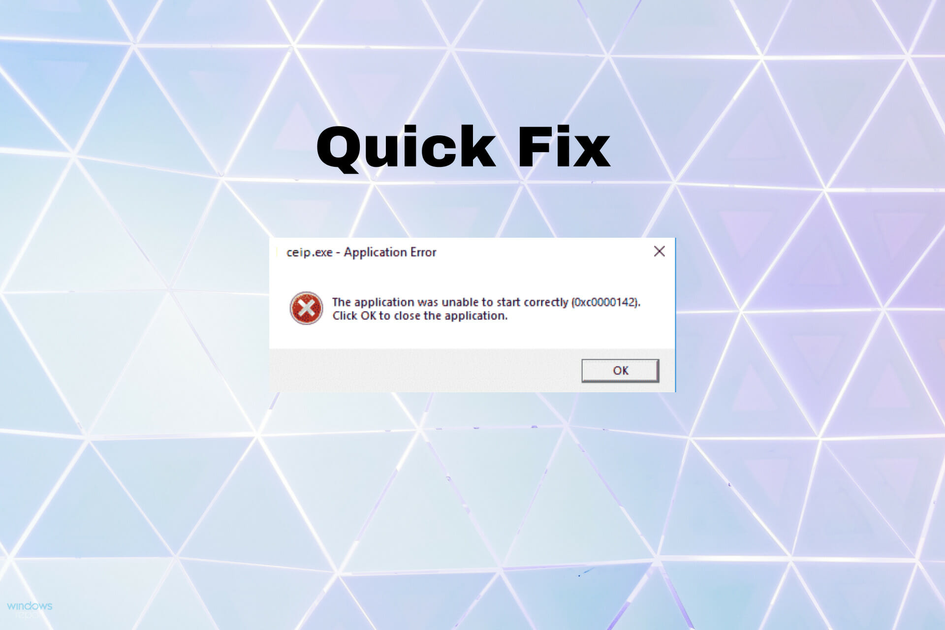 Ceip.exe Application Error: 5 Ways to Fix it