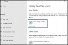 How to change Microsoft Family member from adult to child