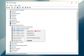Fix: HID-Compliant Touch Screen Driver is Greyed Out
