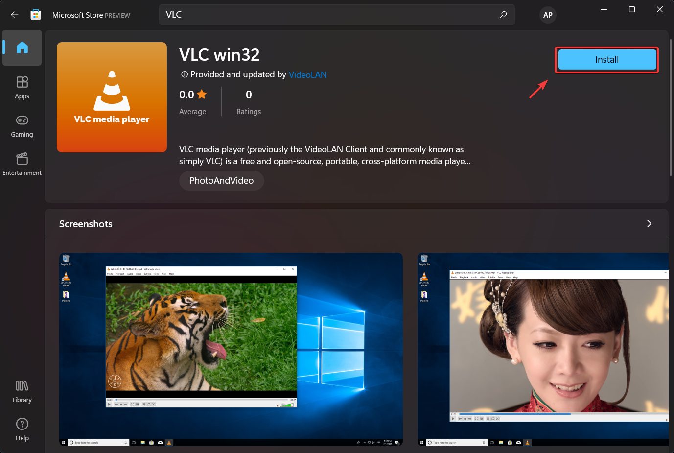 VLC Media Player Download for Windows 11