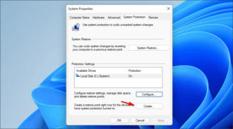 2 Easy Steps to Create a Restore Point in Windows 11