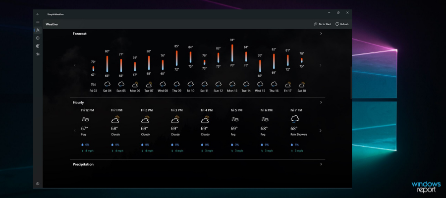 10 Best Free Weather Apps for Windows 10