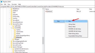 TLS is Not Showing in the Registry? How to Enable it