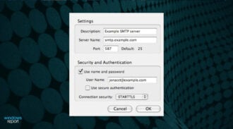 How to fix email error 550 when sending an email