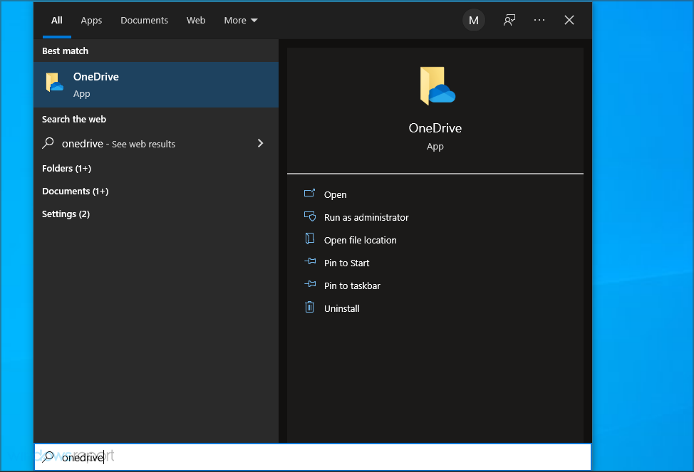 Fix: OneDrive Is Missing from File Explorer in Windows 10