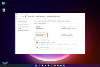 Unidentified Network on Windows (No Internet Access): SOLVED
