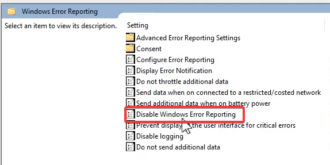 How to Disable Windows Error Reporting Service on Windows 11