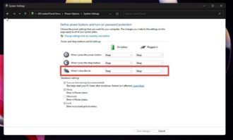 Windows 11 Laptop Close Lid Settings to Know