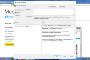 2 Tips on How to Enable or Disable The Pop-Up Blocker on IE 11