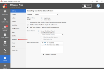 How to Access CCleaner Advanced Options for Custom Settings