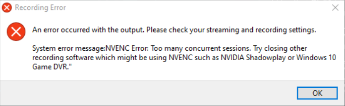 Complete Guide to Fix OBS Studio NVENC Errors