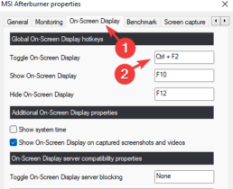 How to Fix MSI Afterburner if it's Not Showing FPS