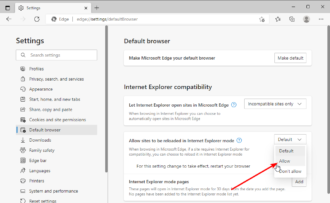 Fix: Allow Sites to be Reloaded in Internet Explorer Mode Missing
