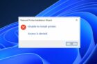 Windows Cannot Connect to The Printer Access is Denied [Fix]