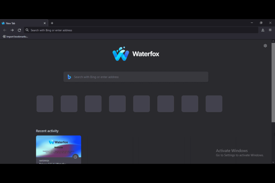 Download & Install Waterfox Browser for Windows XP 32/64 bit