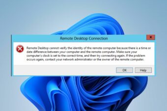 Remote Desktop Cannot Verify Identity of the Computer [Fix]