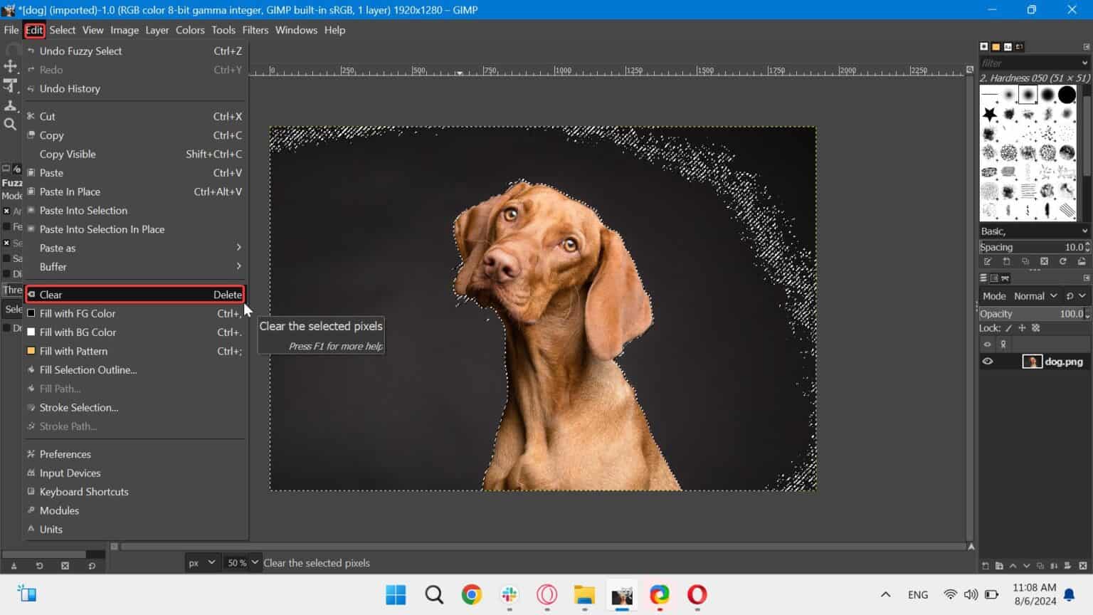Making a Transparent Background In GIMP [4 Different Ways]